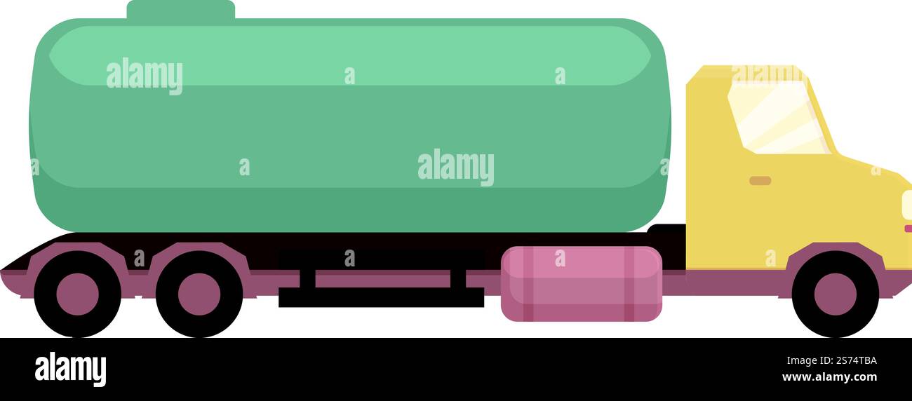 Diesel tanker icon cartoon vector. Gasoline tank. Gas petrol. Diesel ...