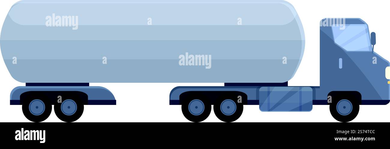 Shipping tank icon cartoon vector. Tanker truck. Fuel petrol. Shipping ...