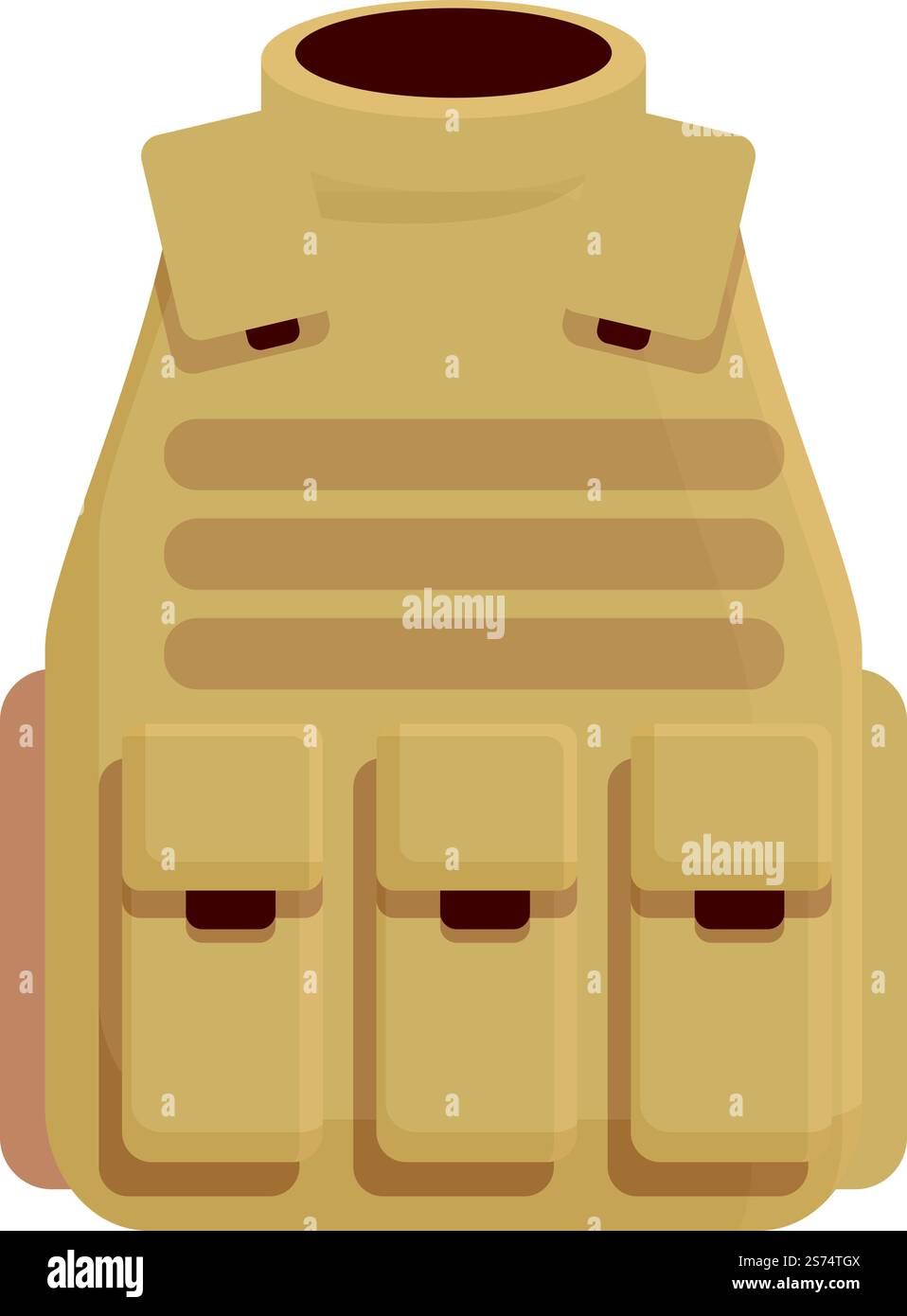 Team vest icon cartoon vector. Police proof. Flak cop. Team vest icon ...