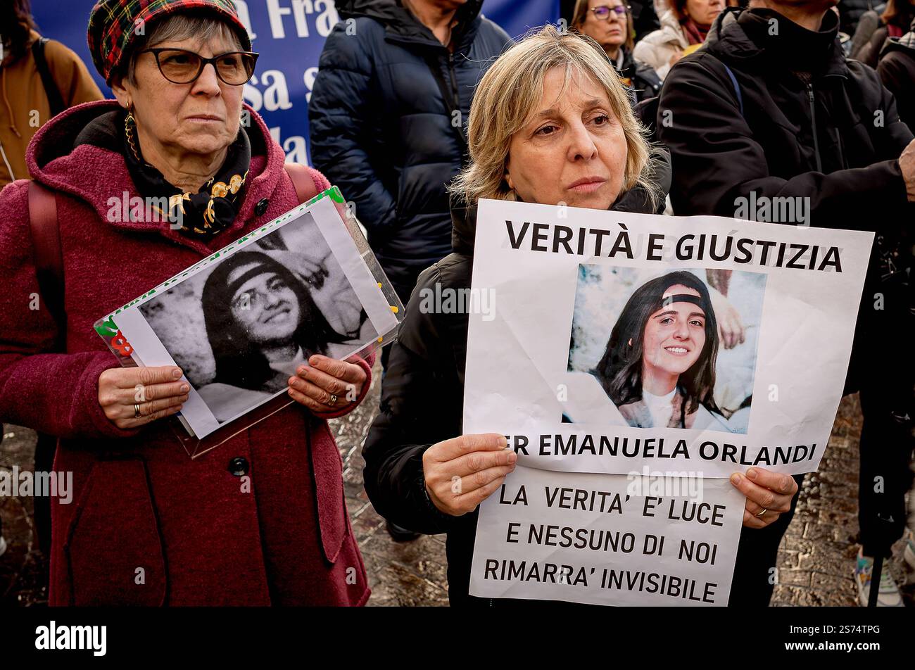 Demonstration held for Emanuela Orlandi on her birthday ROME, ITALY ...