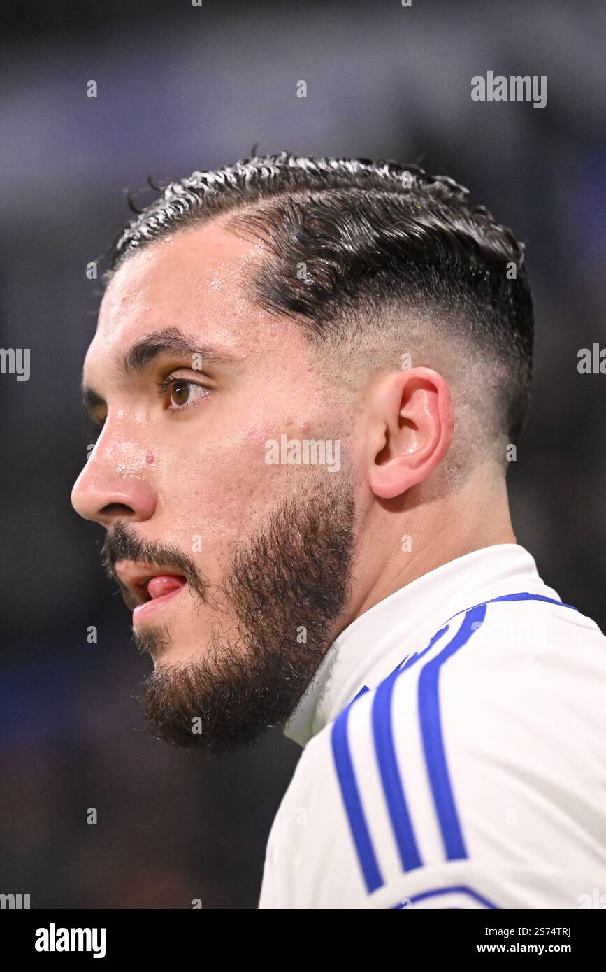 Lyon, France. 18th Jan 2025. 18 Rayan CHERKI (ol) during the Ligue 1 ...