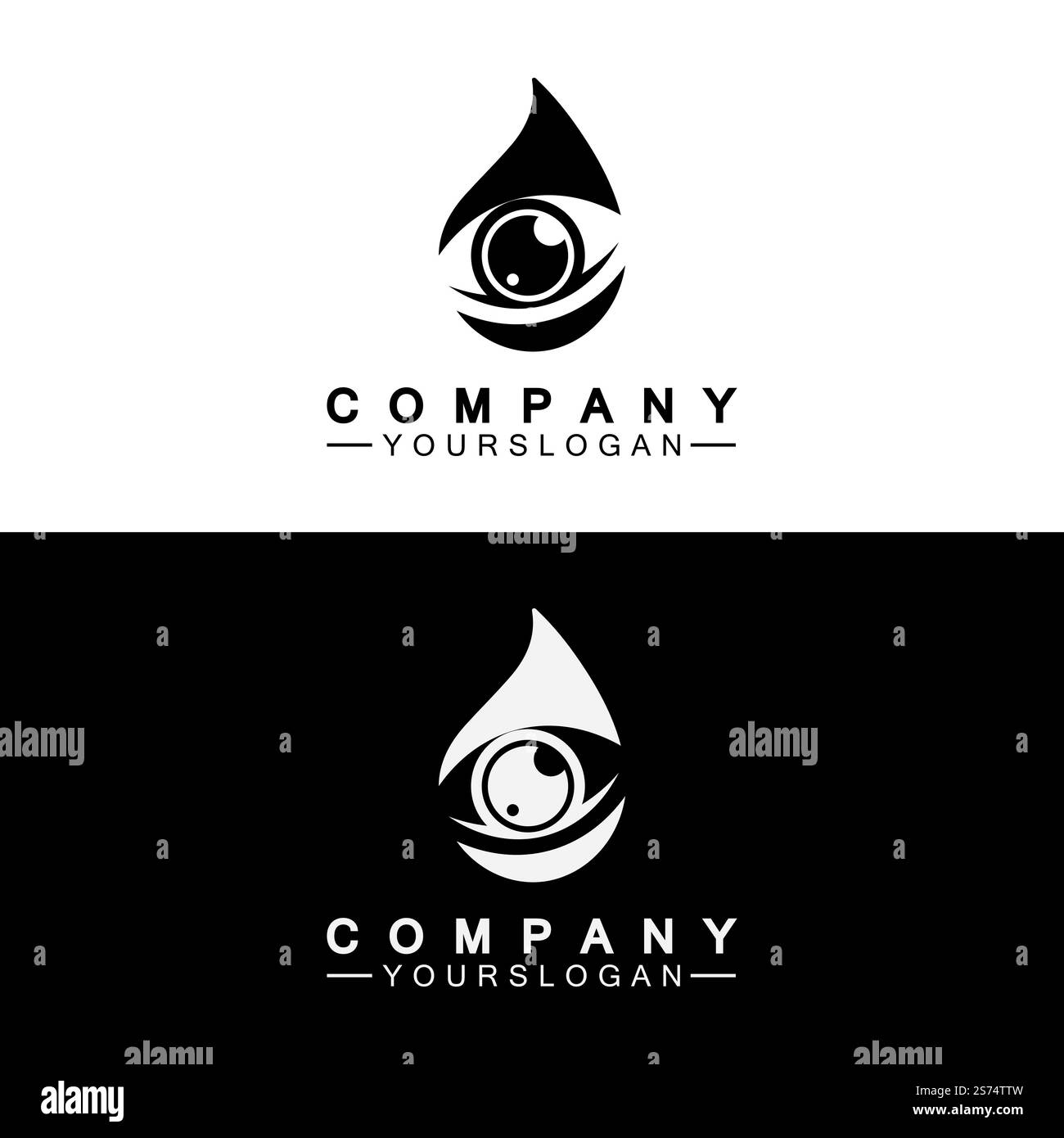 Eye drop logo icon design template Stock Vector Image & Art - Alamy