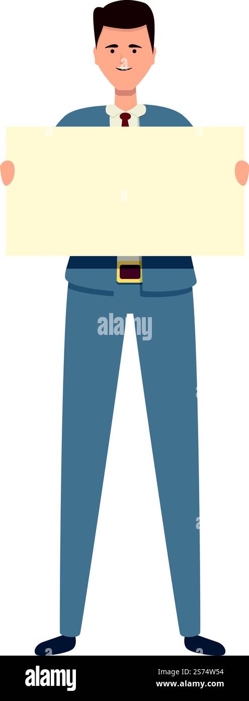 Commercial plan manager icon cartoon vector. Business director. Office ...