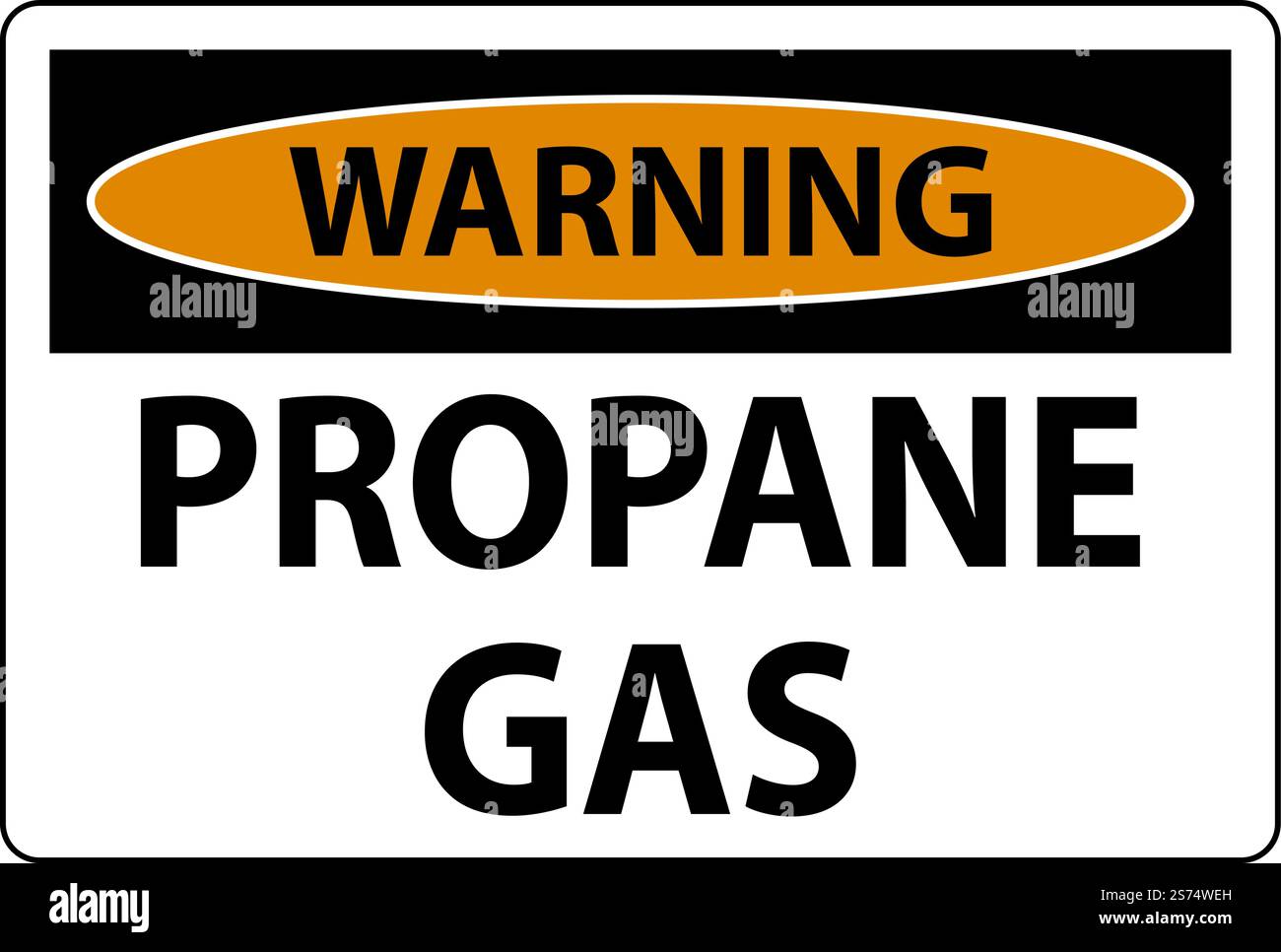 Symbol Propane Warning Label, Propane Gas Sign Stock Vector Image & Art ...