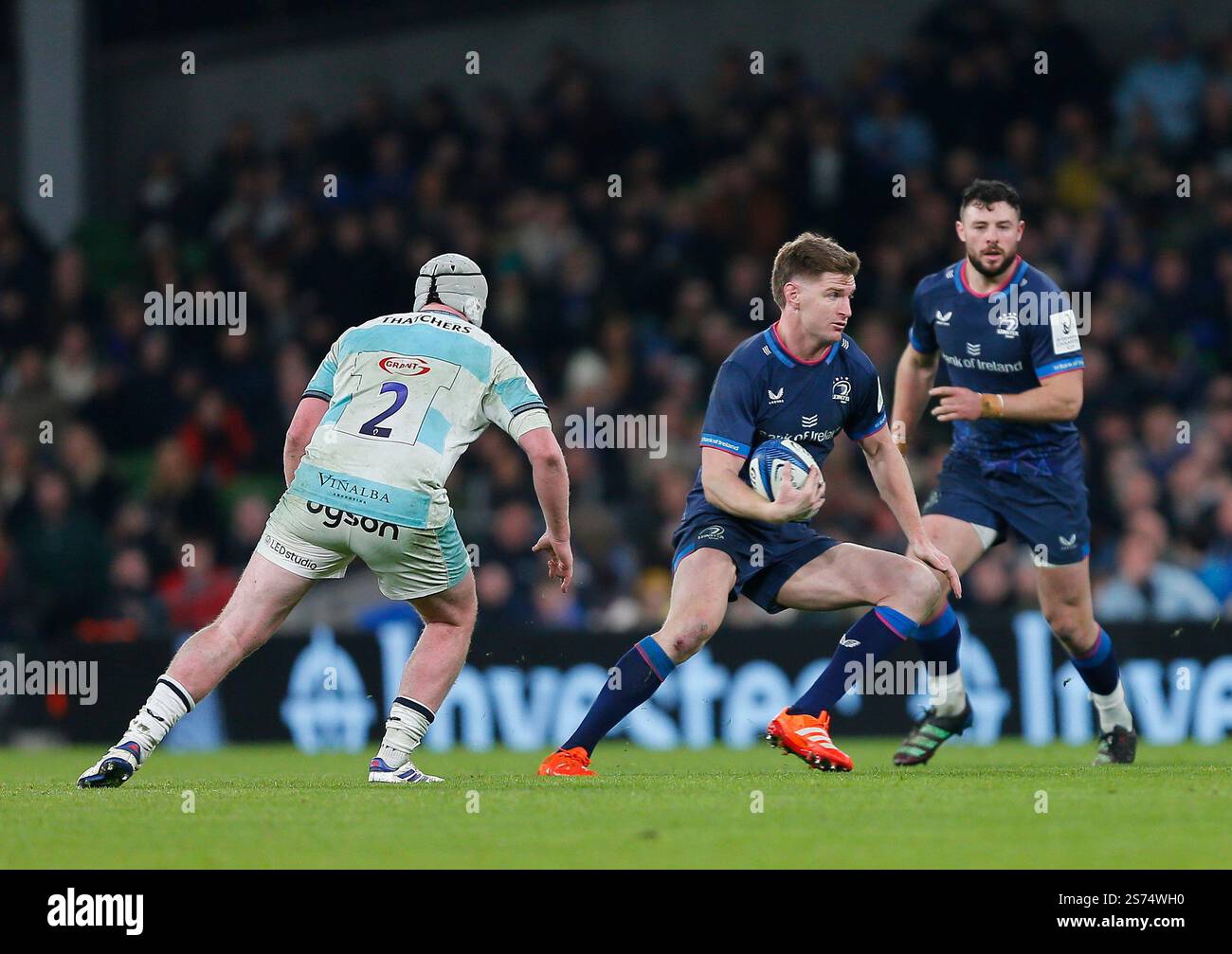 Aviva Stadium, Dublin, Ireland. 18th Jan, 2025. Investec Champions Cup ...