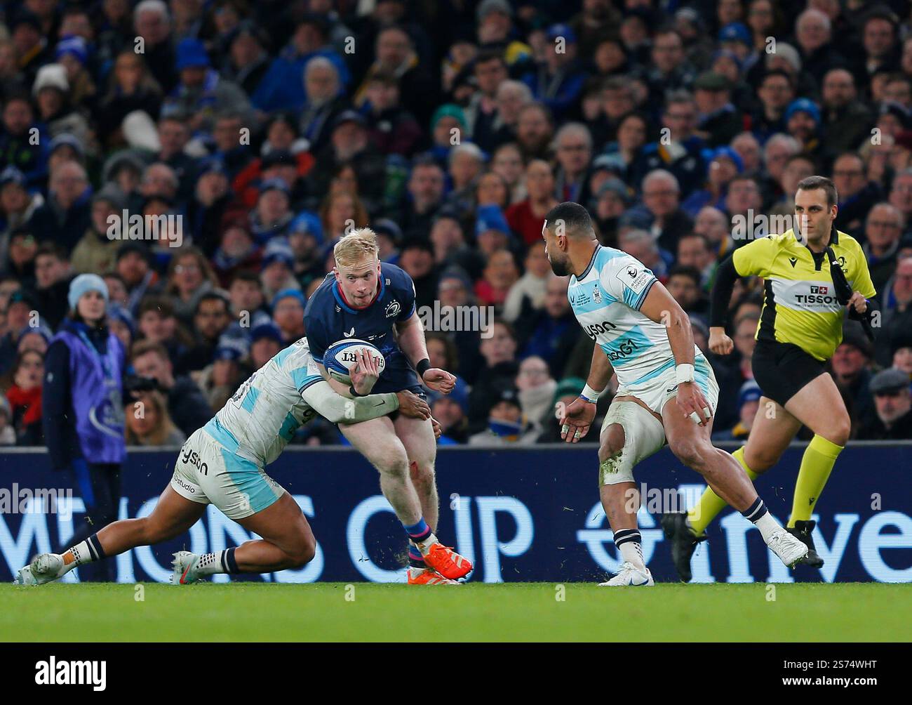 Aviva Stadium, Dublin, Ireland. 18th Jan, 2025. Investec Champions Cup ...