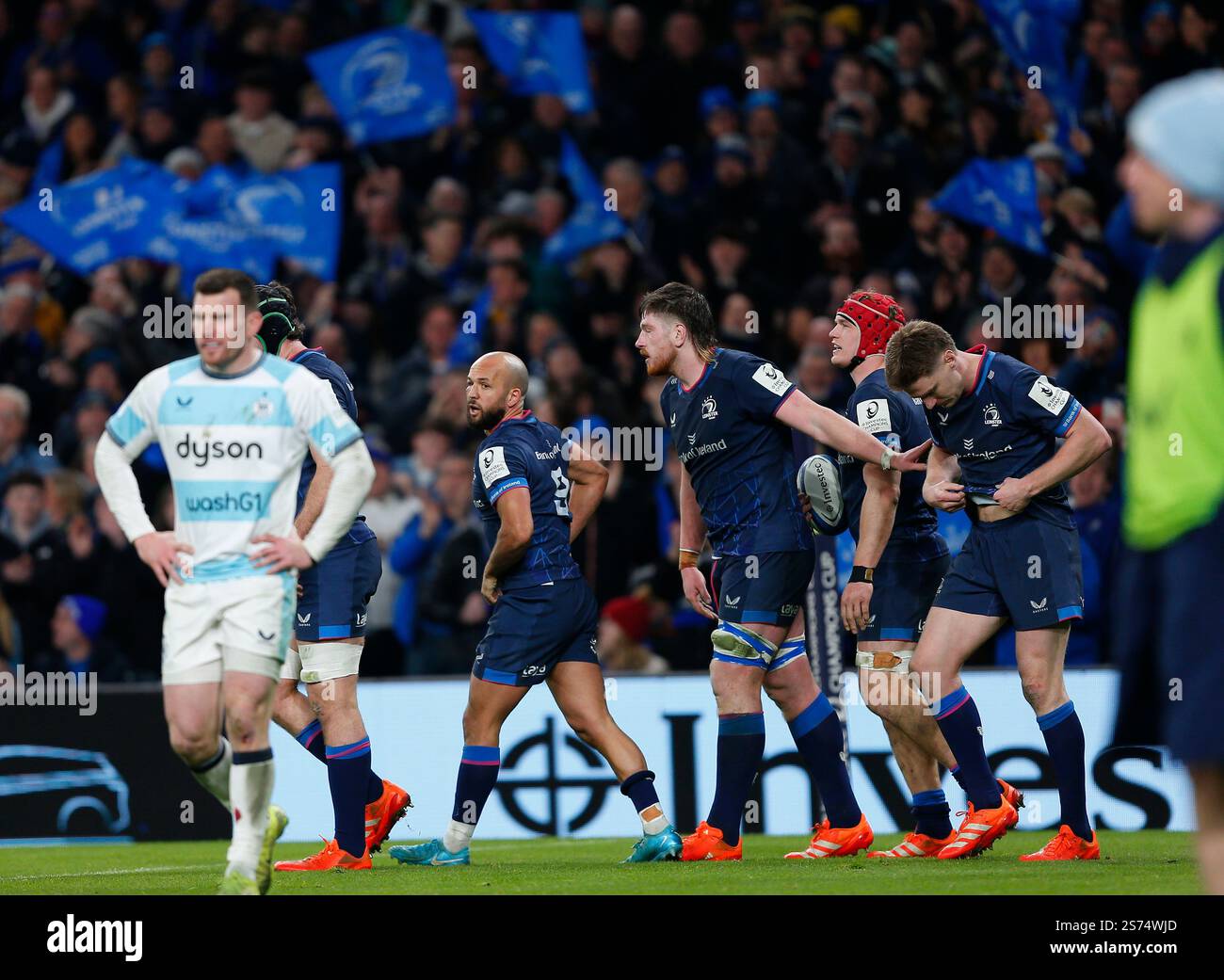 Aviva Stadium, Dublin, Ireland. 18th Jan, 2025. Investec Champions Cup ...