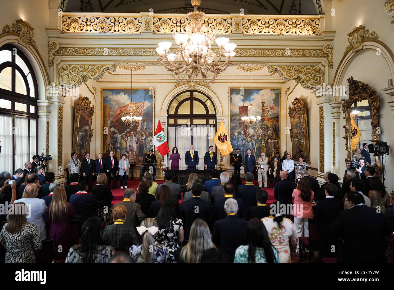 Peru, Peru. 18th Jan, 2025. Isabel Diaz Ayuso in Lima 18 January 2025 ...