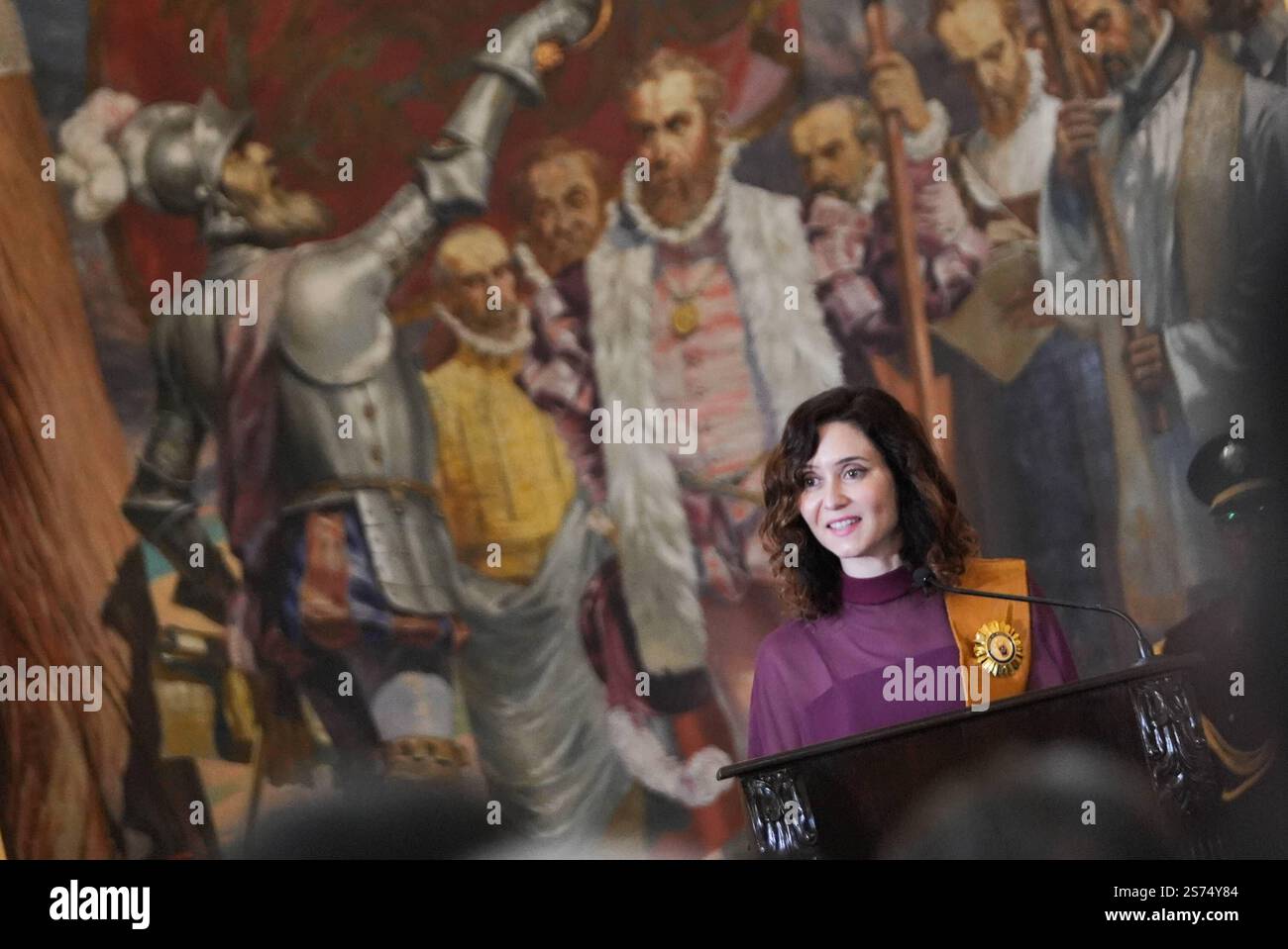 Peru, Peru. 18th Jan, 2025. Isabel Diaz Ayuso in Lima 18 January 2025 ...