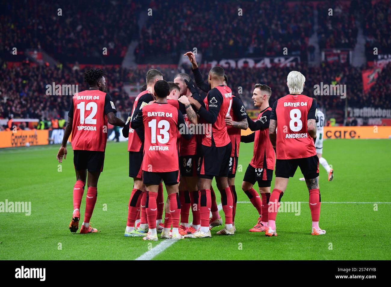 Leverkusen, Deutschland. 18th Jan, 2025. 18.01.2025; Leverkusen; Fussball, Herren, Saison 2024/ ...