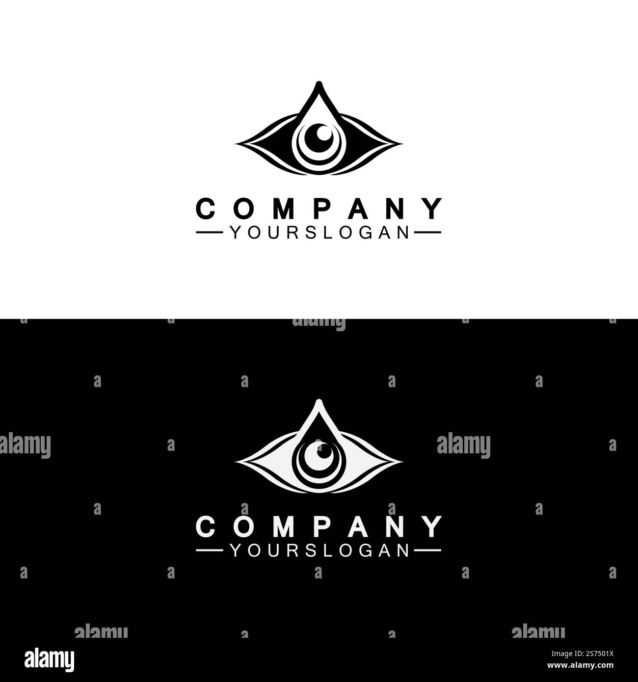 Eye drop logo icon design template Stock Vector Image & Art - Alamy
