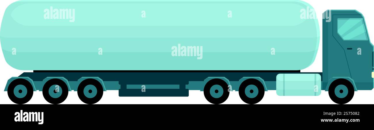 Drive truck icon cartoon vector. Tanker cistern. Oil fuel. Drive truck ...