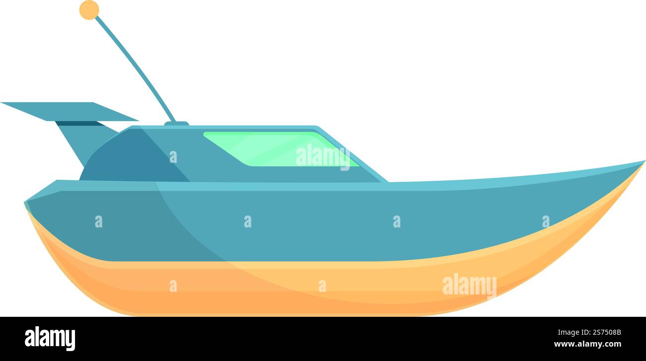 Remote control boat icon cartoon vector. Radio toy. Child play. Remote ...