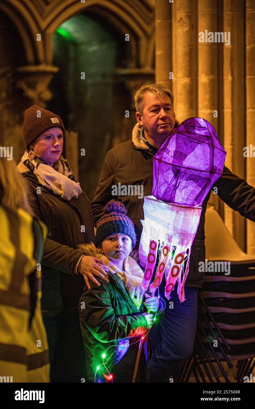 Wells, Somerset, England, UK, 18th January, 2025. Crowds from across ...