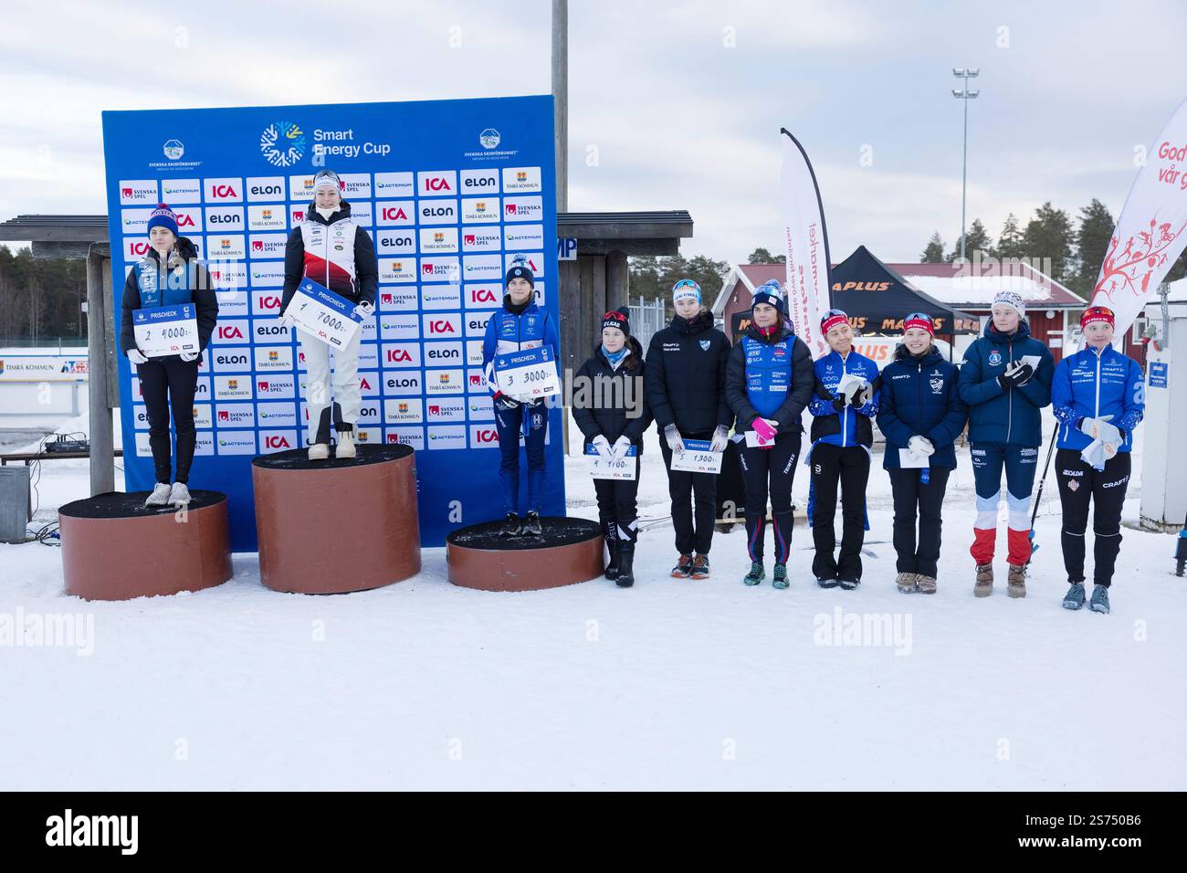 Bergeforsen, Sverige. 18th Jan, 2025. 250118 Sofia Henriksson, Piteå ...