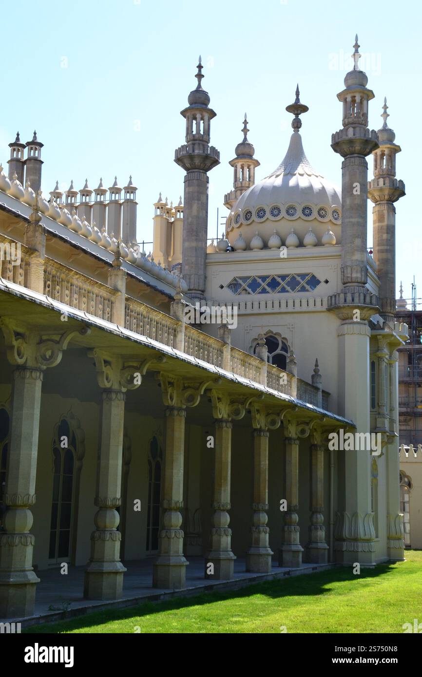 The Royal Pavilion (Brighton Pavilion), former royal residence, built ...