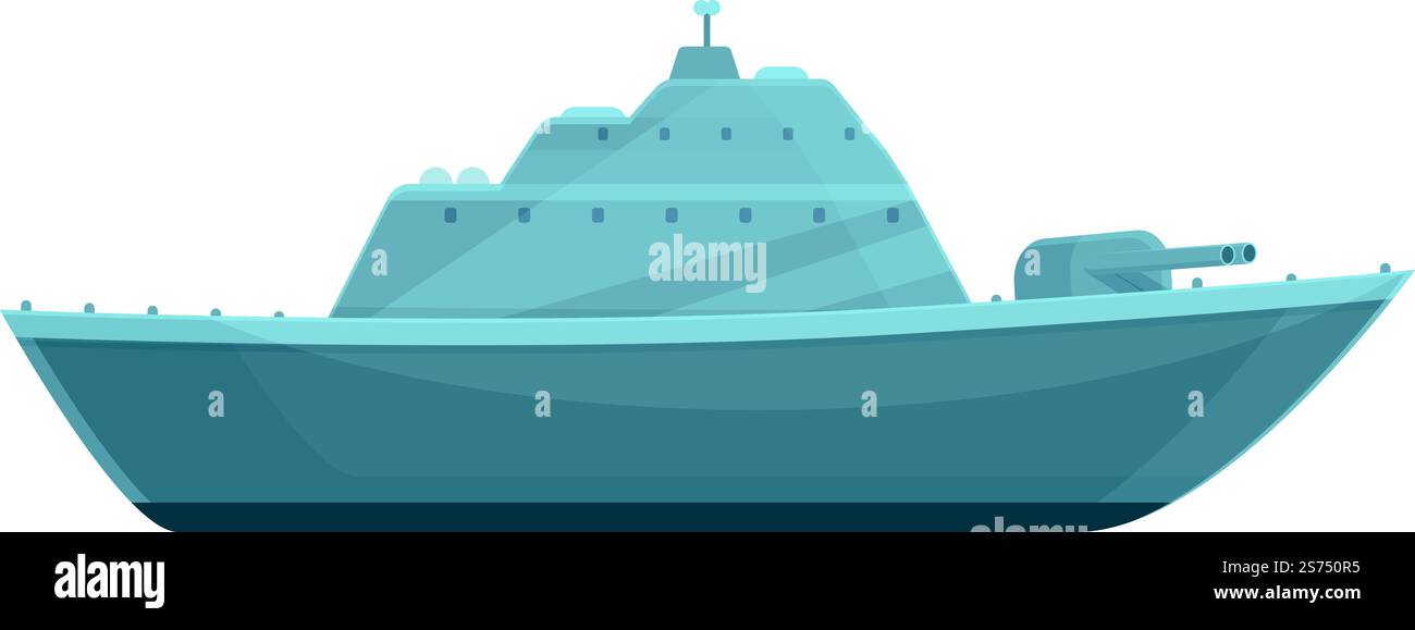 Marine warship icon cartoon vector. Military ship. Fleet force. Marine ...
