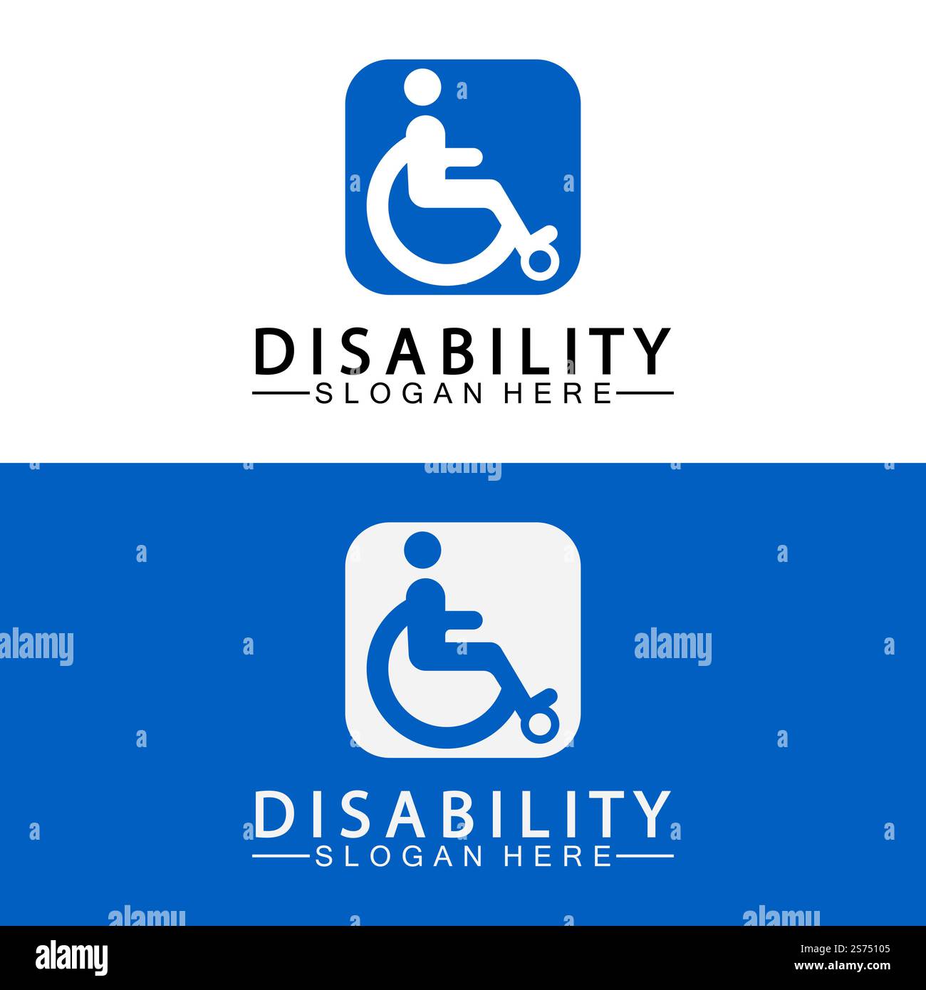 Passionate Disability People Support Logo. Wheel Chair Logo ...