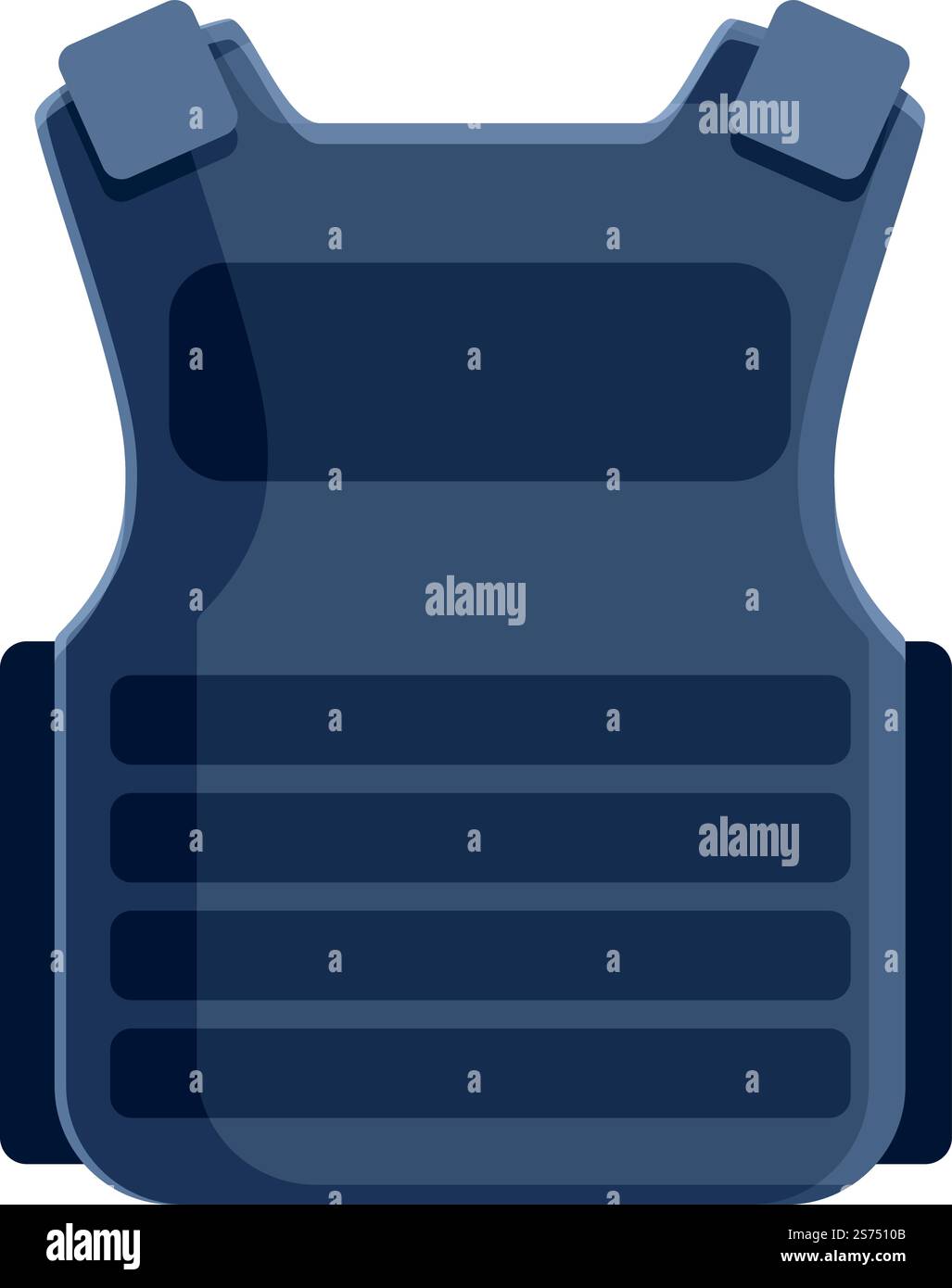 Textile vest icon cartoon vector. Bullet proof. Army armor. Textile ...