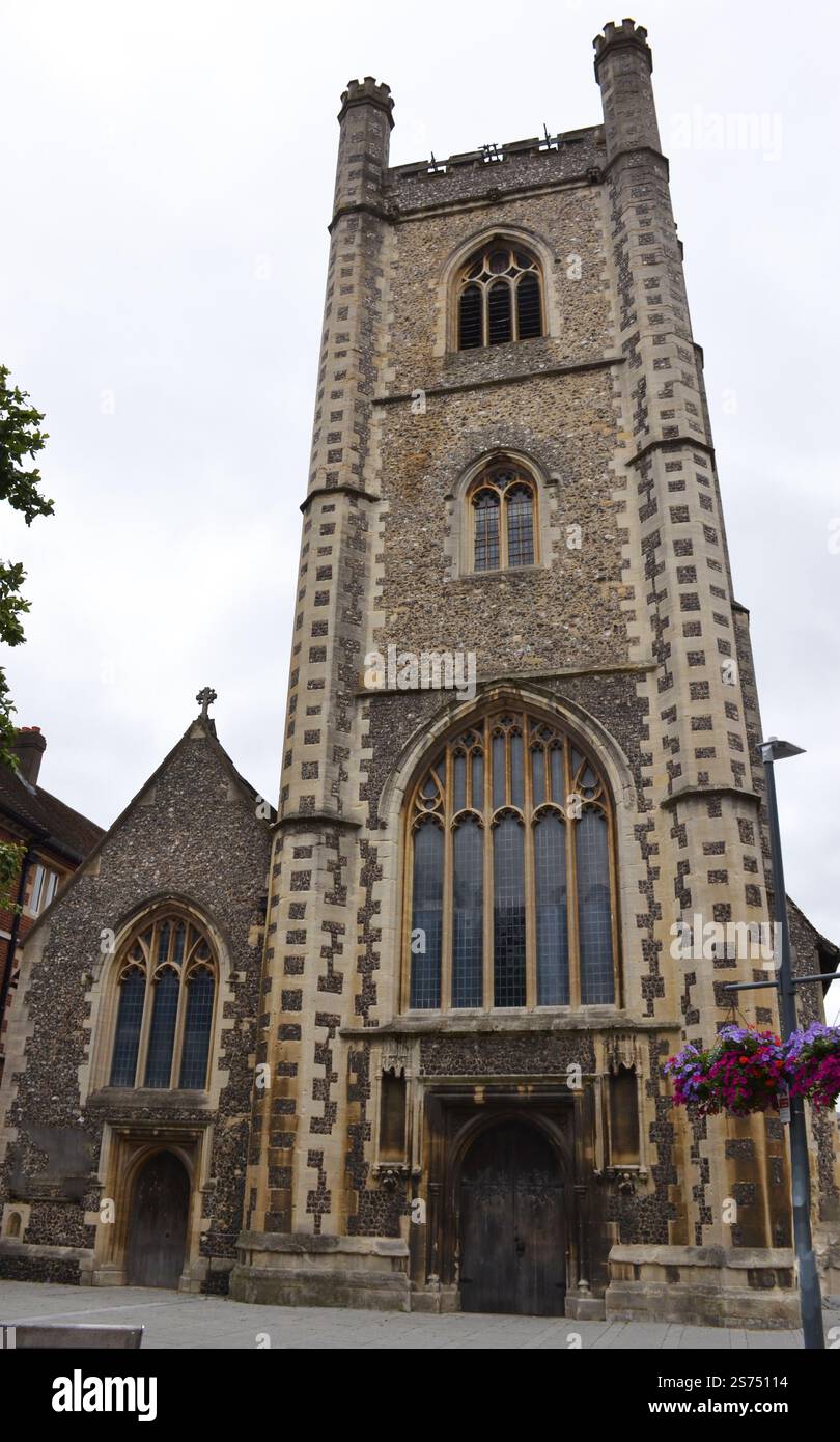 Old english church tower stained hi-res stock photography and images ...