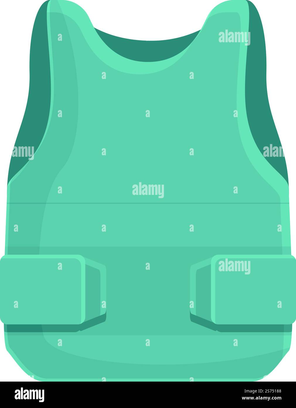 Team safety icon cartoon vector. Bullet proof. Uniform jacket. Team ...