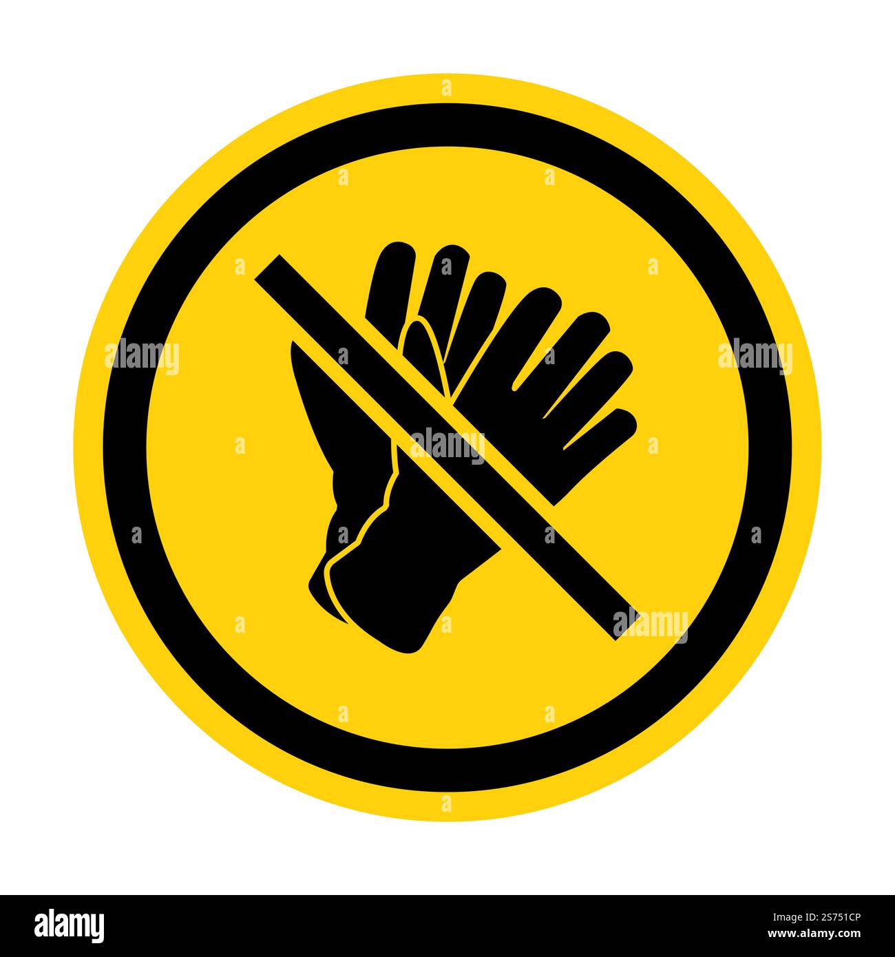 Do not wear gloves,Please take off the gloves Stock Vector Image & Art ...
