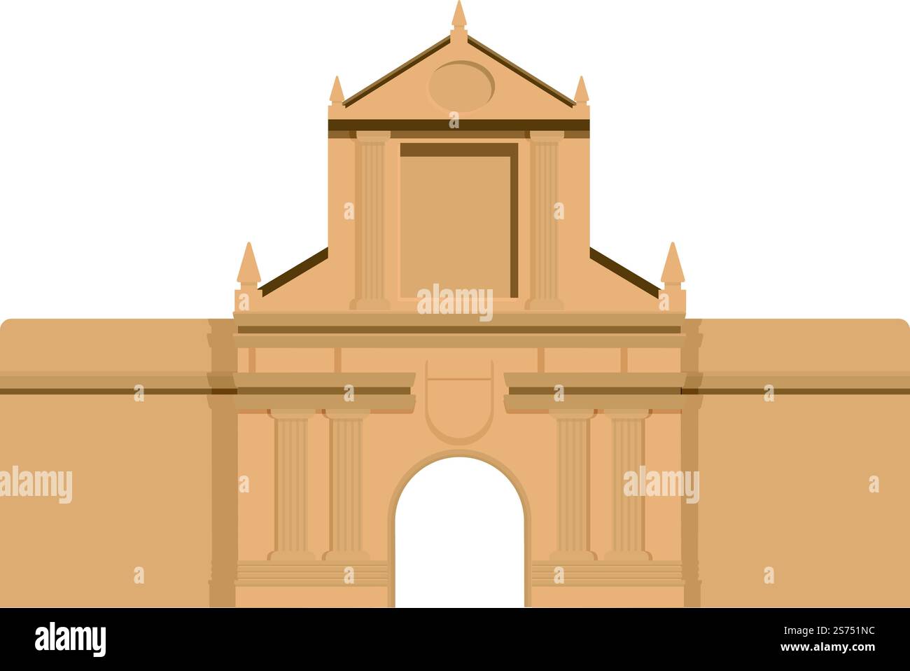 Philippines building icon cartoon vector. Culture travel. National ...