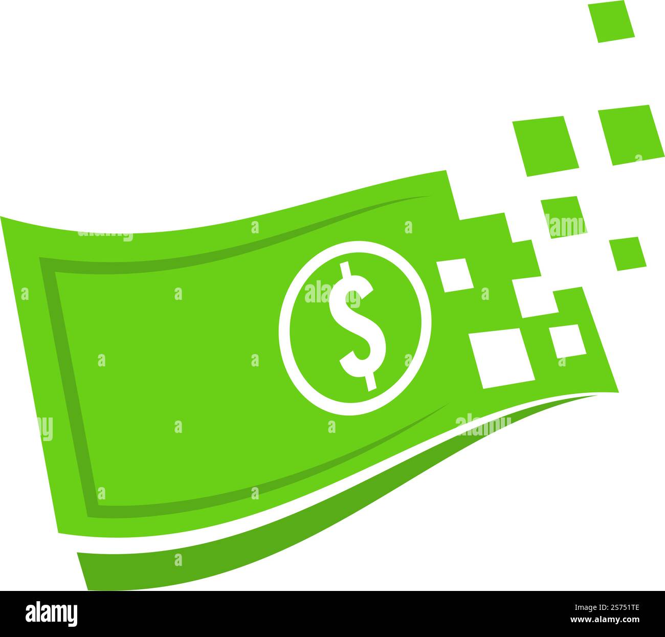 Digital money logo vector flat design template Stock Vector Image & Art ...