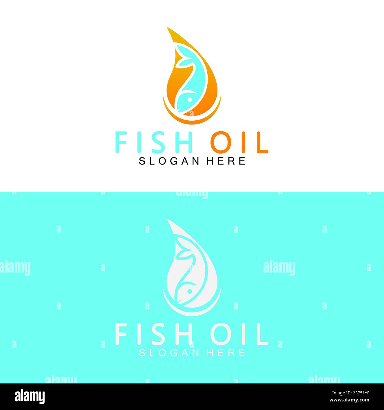 Fish oil logo vector illustration template Stock Vector Image & Art - Alamy