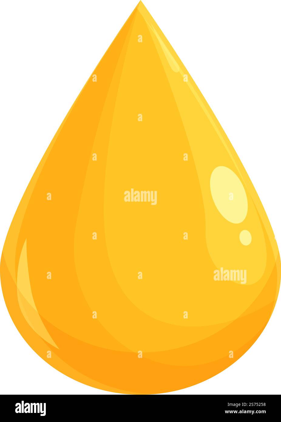 Tropical oil drop icon cartoon vector. Food fruit. Product extract ...