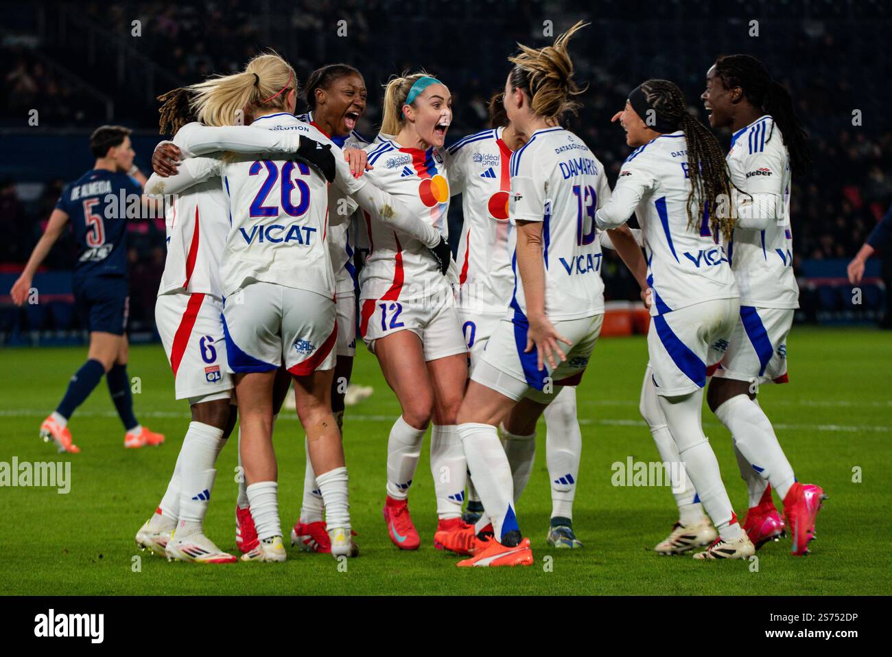 Paris, France. 18th Jan, 2025. Kadidiatou Diani of Olympique Lyonnais ...