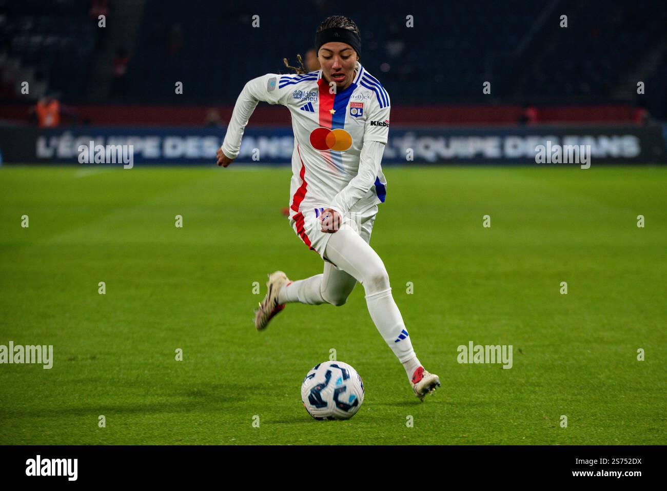 Paris, France. 18th Jan, 2025. Selma Bacha of Olympique Lyonnais ...
