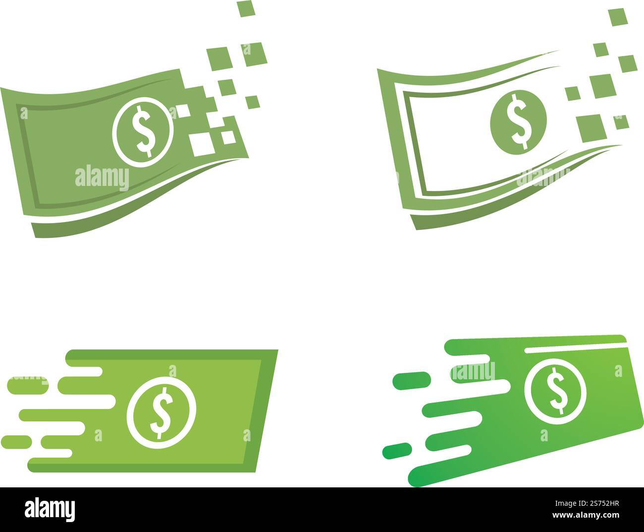 Digital money logo vector flat design template Stock Vector Image & Art ...