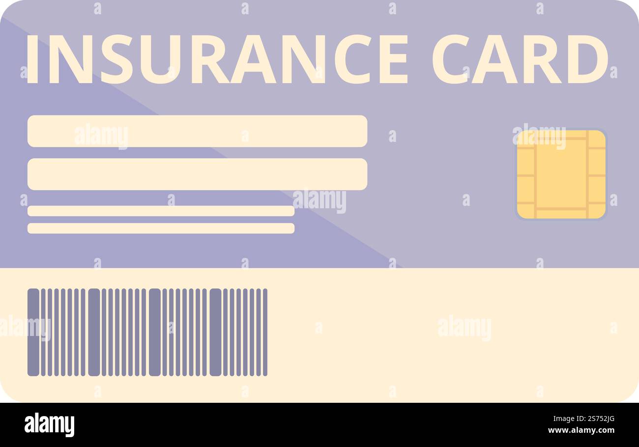 Life medical card icon cartoon vector. Health insurance. Medicine ...