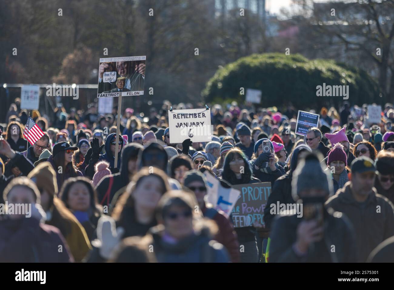 Seattle, Washington DC, USA. Seattle People's March January 18th 2025 ...