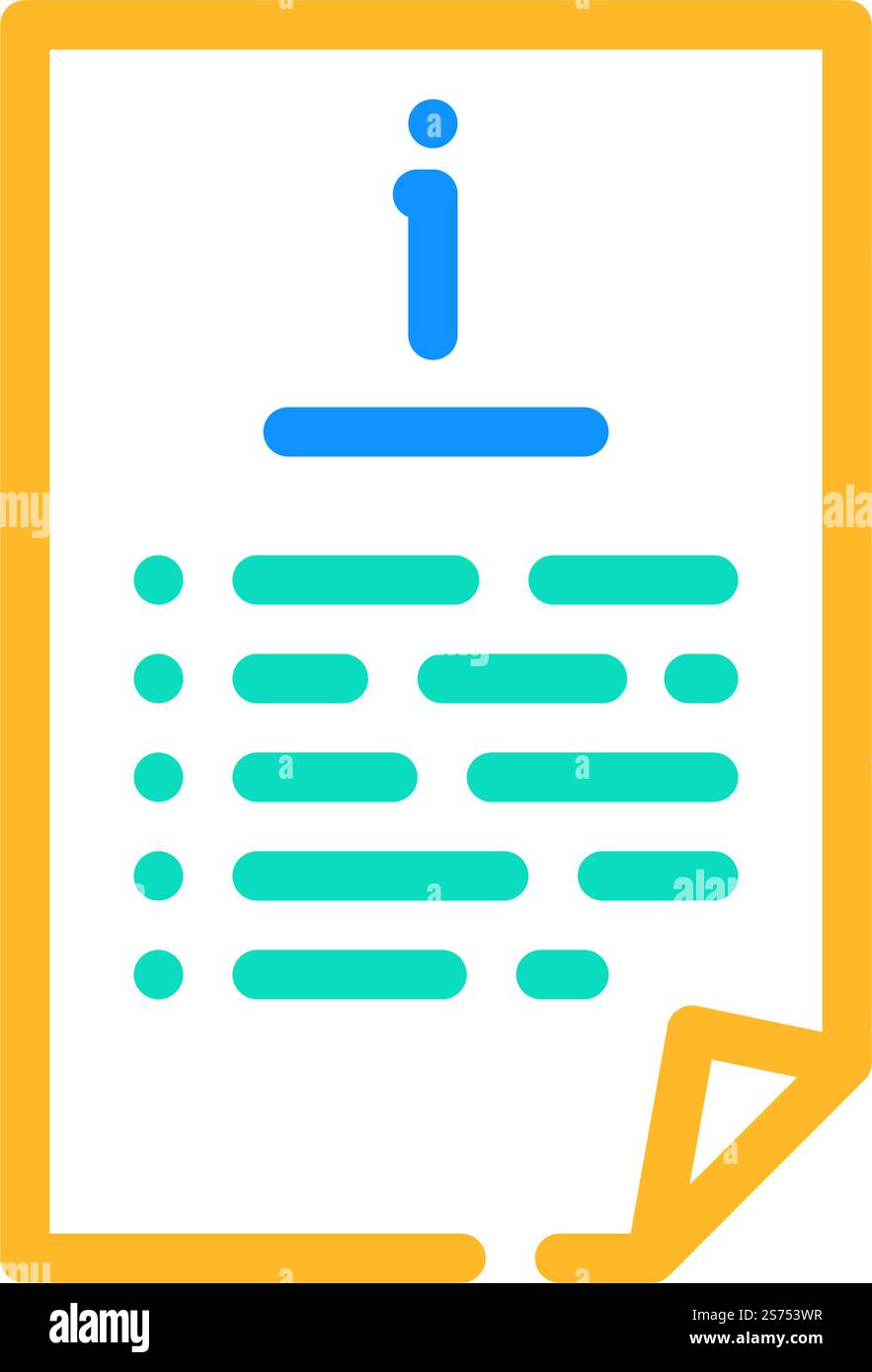 job folder color icon vector. job folder sign. isolated symbol ...