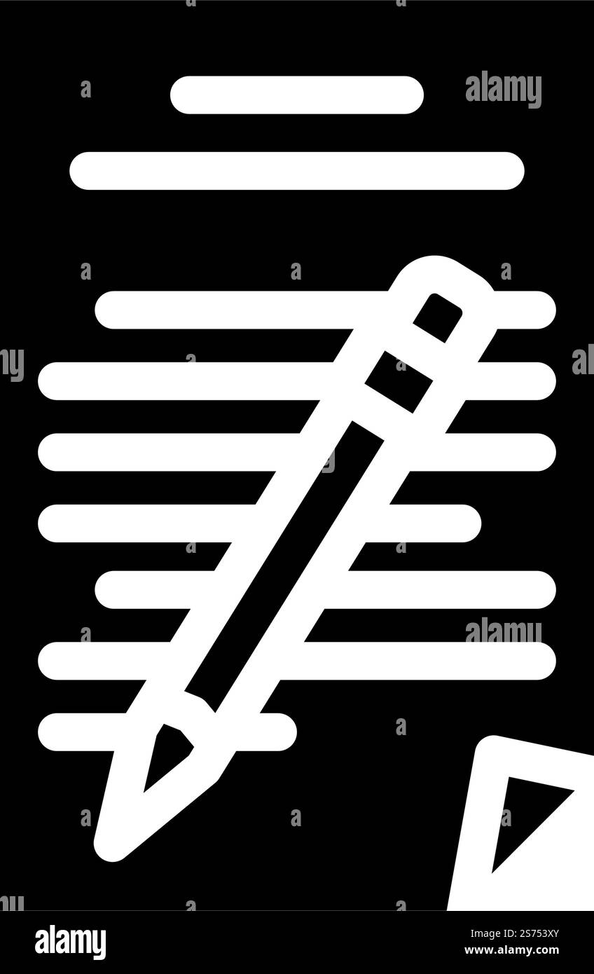directory folder glyph icon vector. directory folder sign. isolated ...