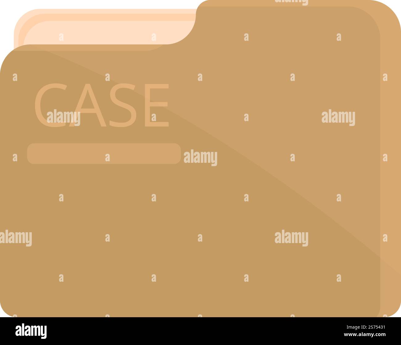 Crime folder case icon cartoon vector. Man detective. Solve agency ...