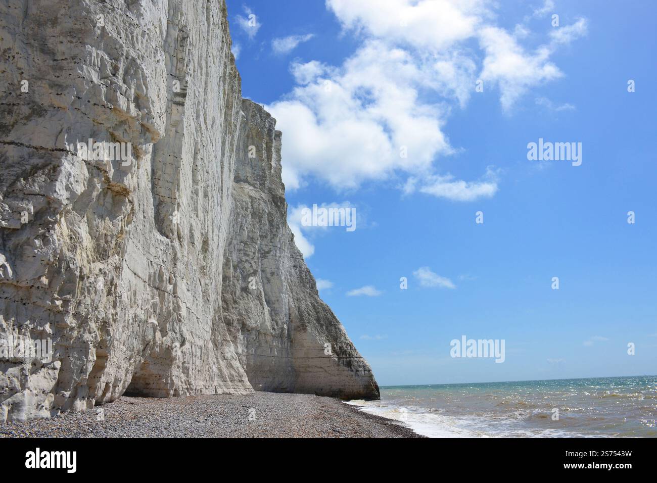 The Seven Sisters Cliffs. Seaford, East Sussex, England, United Kingdom ...