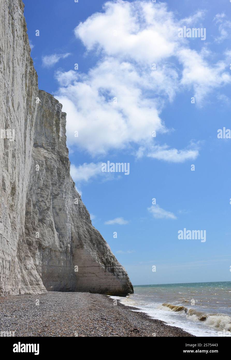 The Seven Sisters Cliffs. Seaford, East Sussex, England, United Kingdom ...