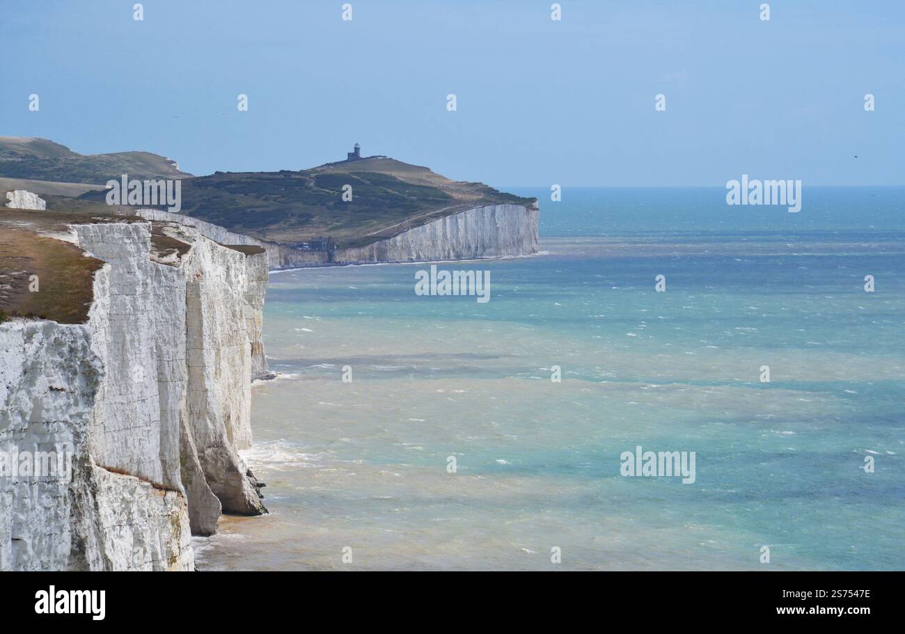 The Seven Sisters Cliffs. Seaford, East Sussex, England, United Kingdom ...