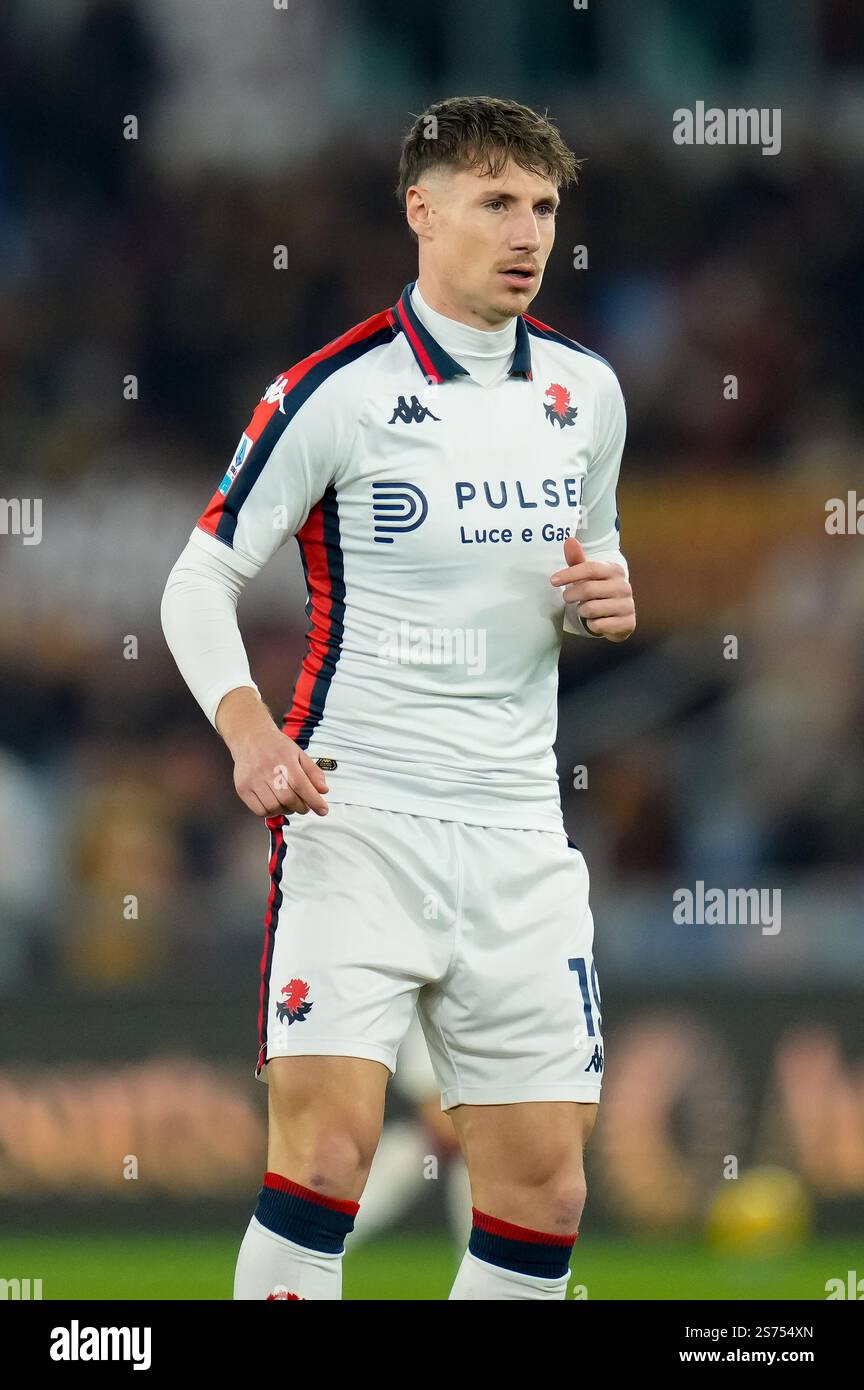 Rome, Italy. 17th Jan, 2025. Andrea Pinamonti of Genoa CFC Andrea ...