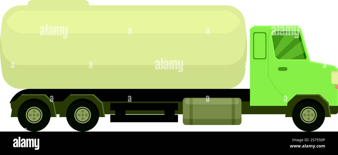 Oil tank icon cartoon vector. Truck cistern. Fuel gas. Oil tank icon ...