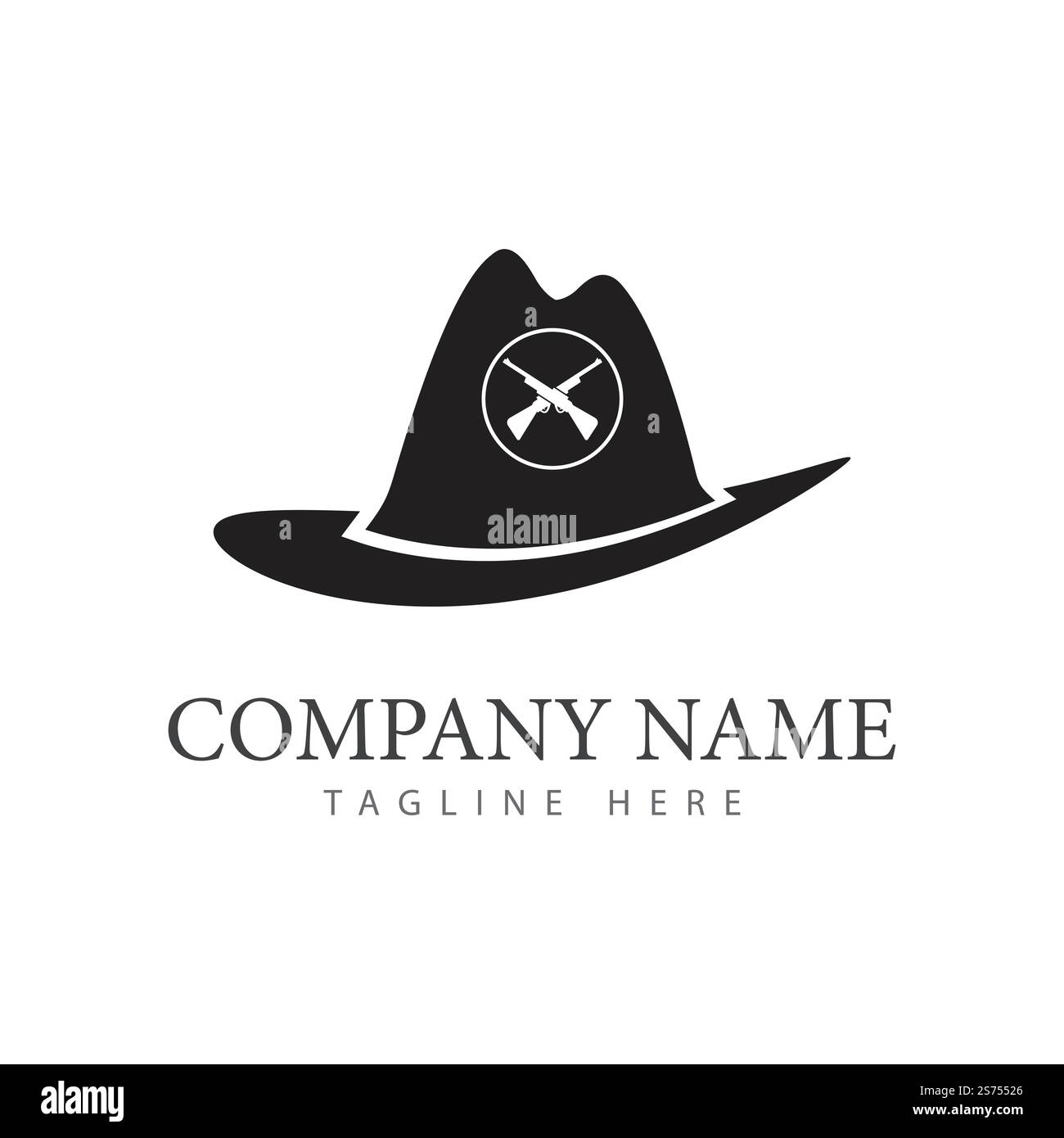Cowboy logo vector template design Stock Vector Image & Art - Alamy
