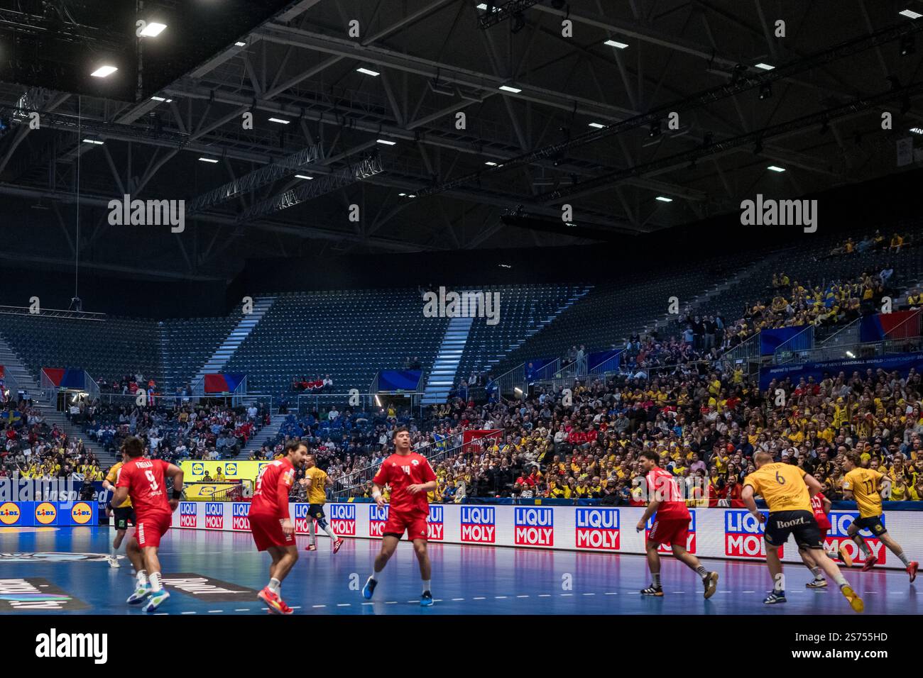 Oslo, Norway. 18th Jan 2025. Fans in the stands during the 2025 IHF ...