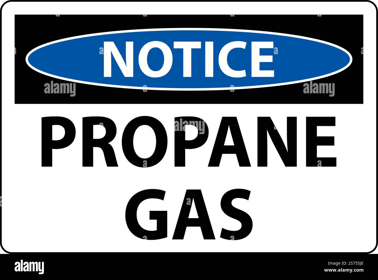 Symbol Propane Notice Label, Propane Gas Sign Stock Vector Image & Art ...