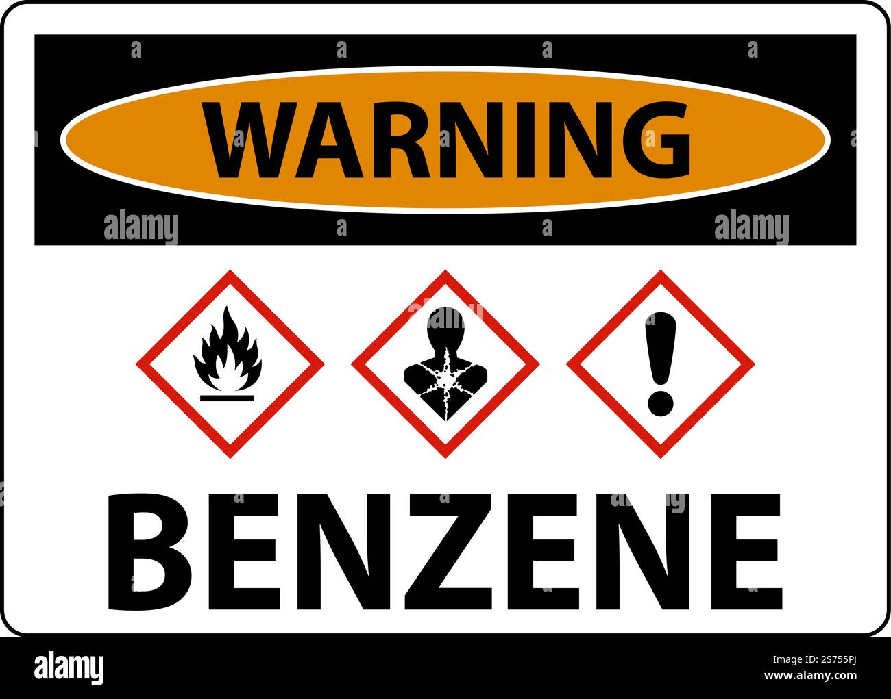 Benzene warning sign hi-res stock photography and images - Alamy