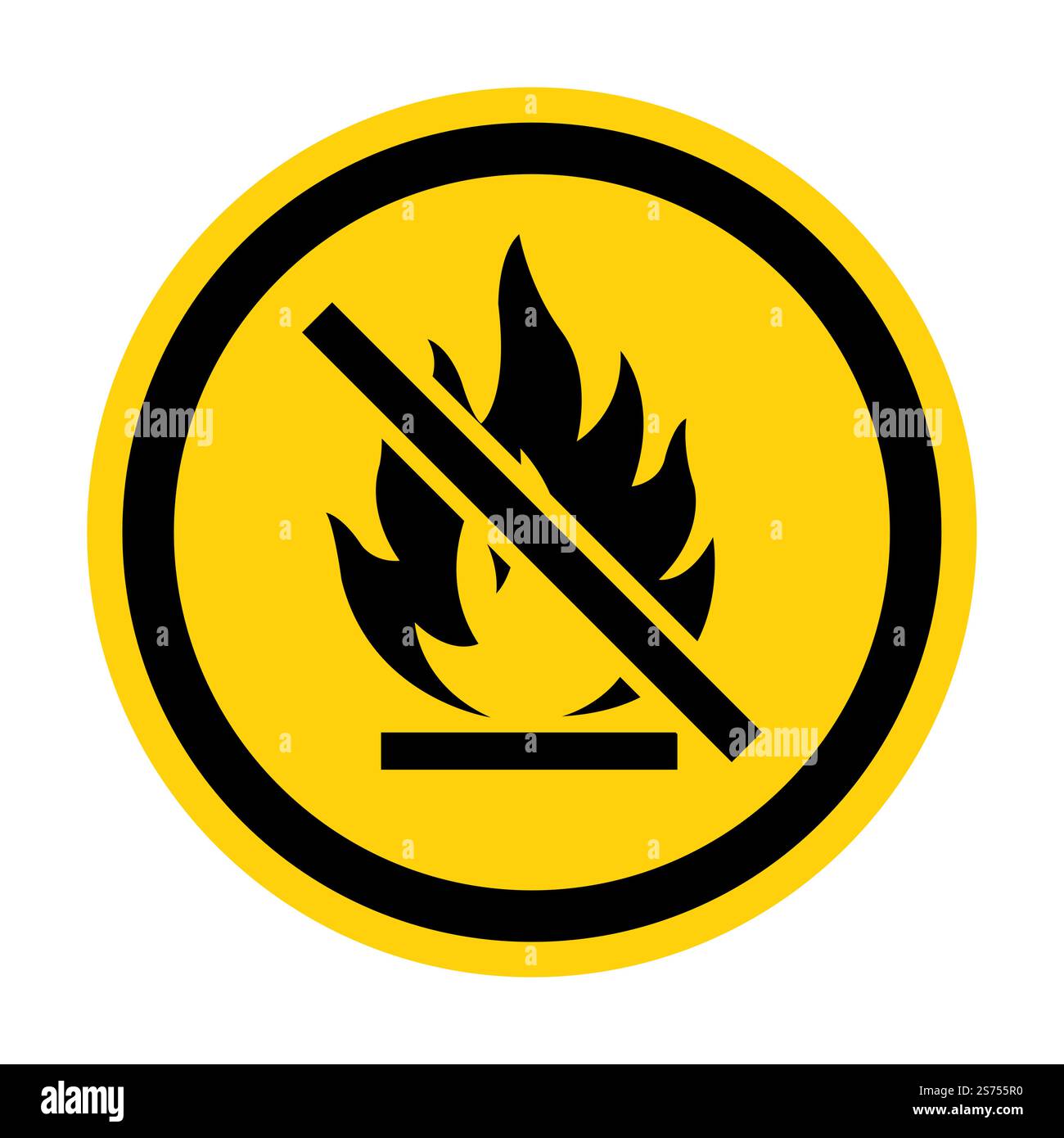 Do not make a spark on white background Stock Vector Image & Art - Alamy