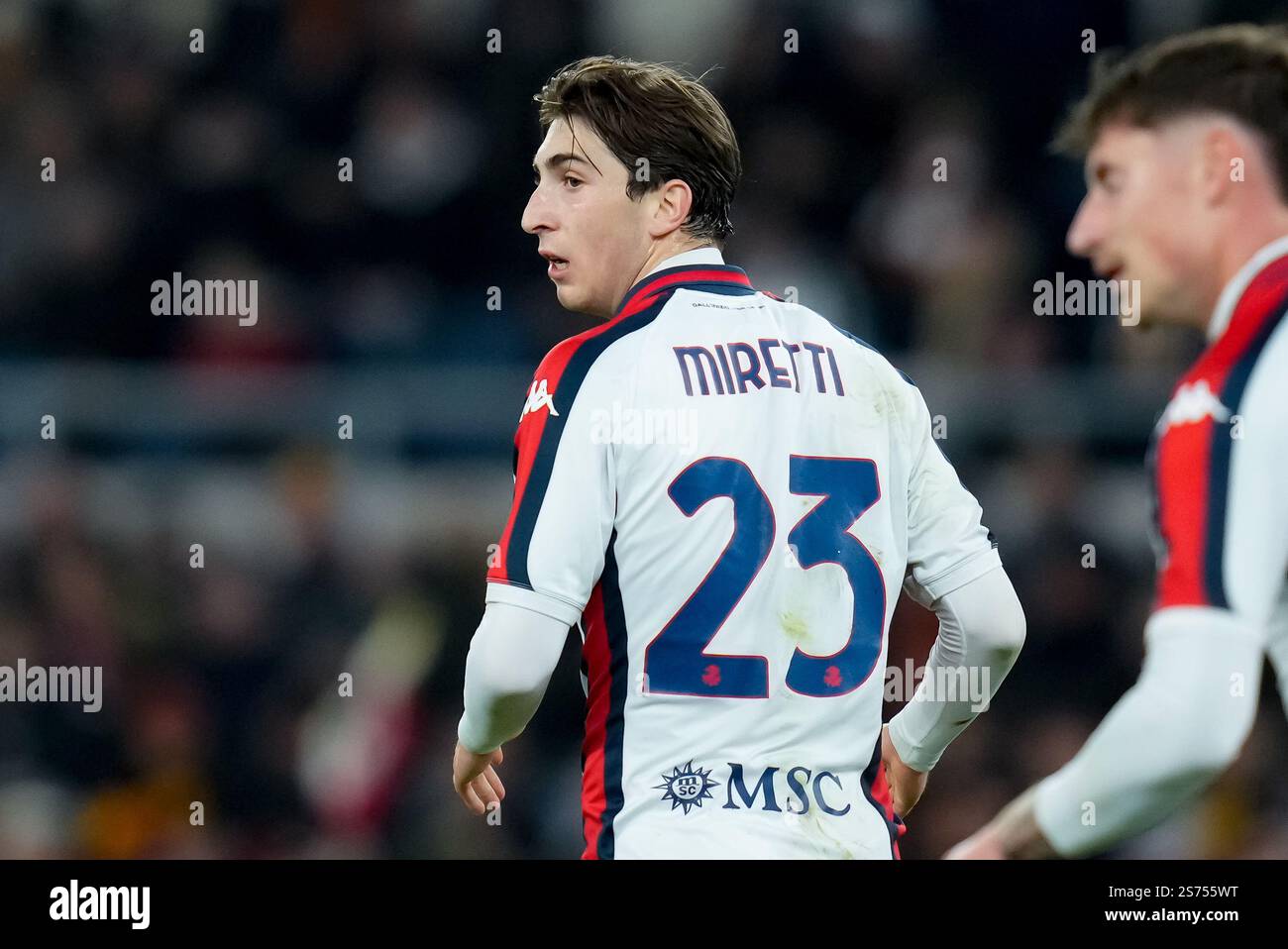 Rome, Italy. 17th Jan, 2025. Fabio Miretti of Genoa CFC looks on during ...