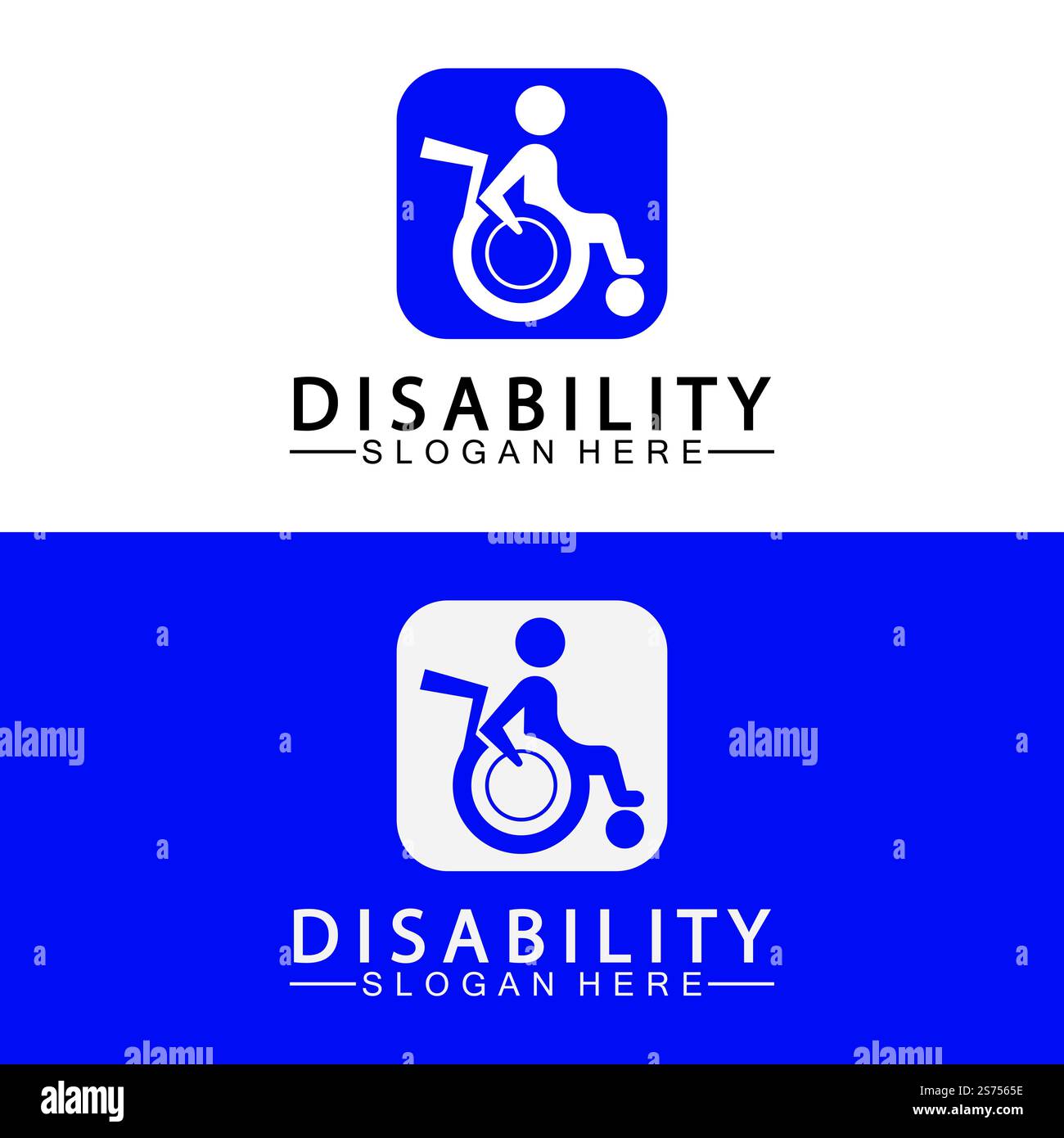 Passionate Disability People Support Logo. Wheel Chair Logo ...